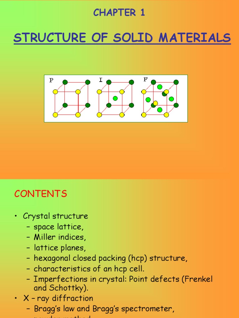Bravaise Lattice Structure - PPTX 1 | PDF | Crystal Structure | Ion