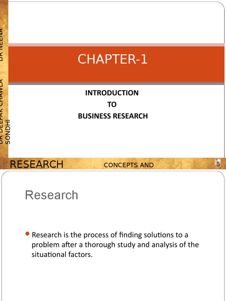Chapter-1: Research Methodology | PDF | Inductive Reasoning | Decision Making