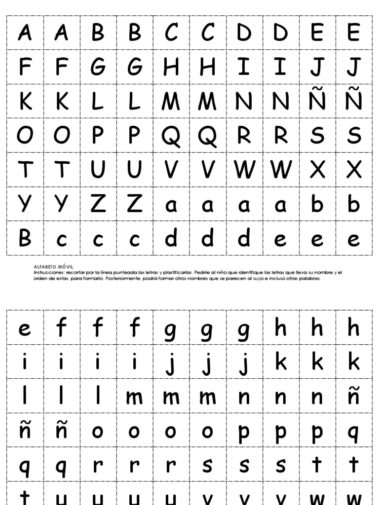 Alfabeto Movil | PDF | Alfabeto | Codificación de caracteres