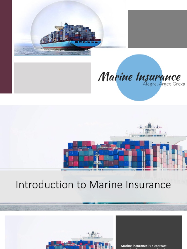 Introduction To Marine Insurance Grexa | PDF | Insurance | Financial ...