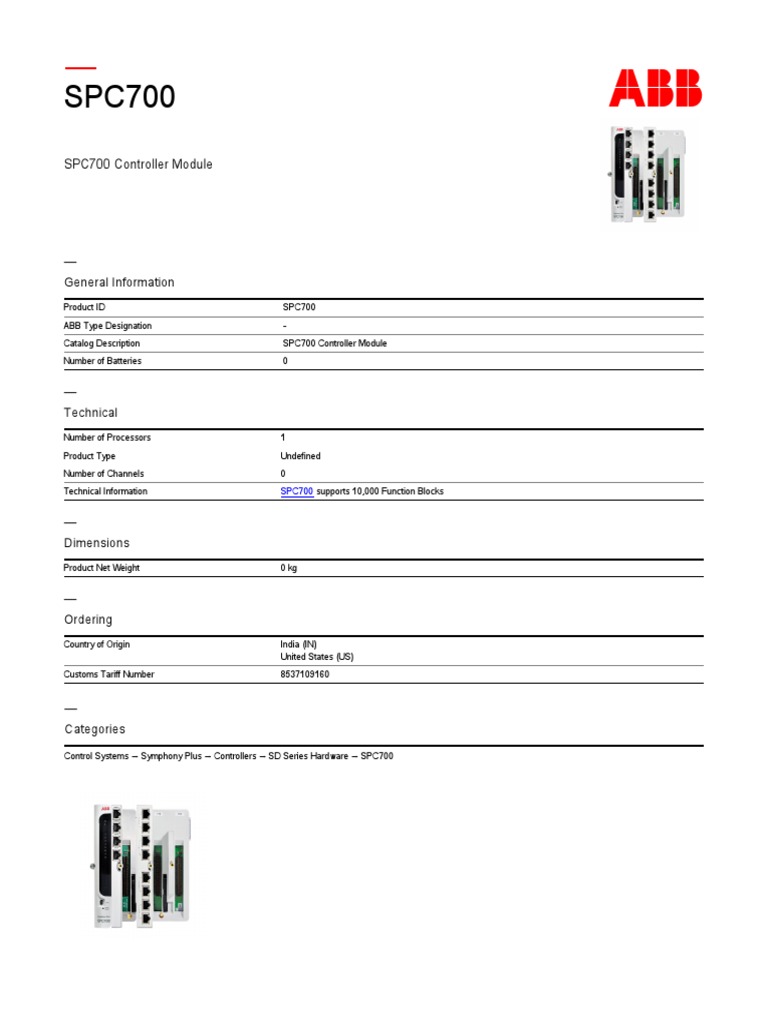 SPC700 Spc700 Controller Module | PDF