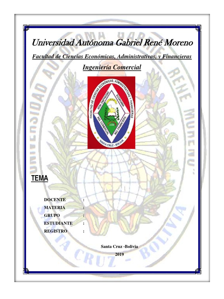 Caratula Uagrm | PDF