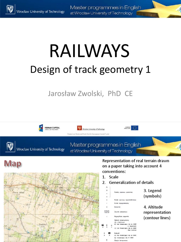 Railways: Design of Track Geometry 1 | PDF | Rail Transport | Space