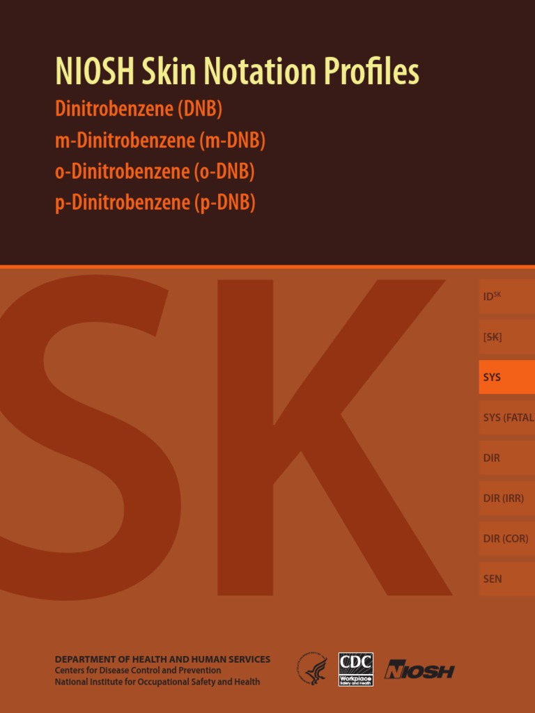 NIOSH Skin Notation Profiles | PDF | Toxicity | Occupational Hygiene