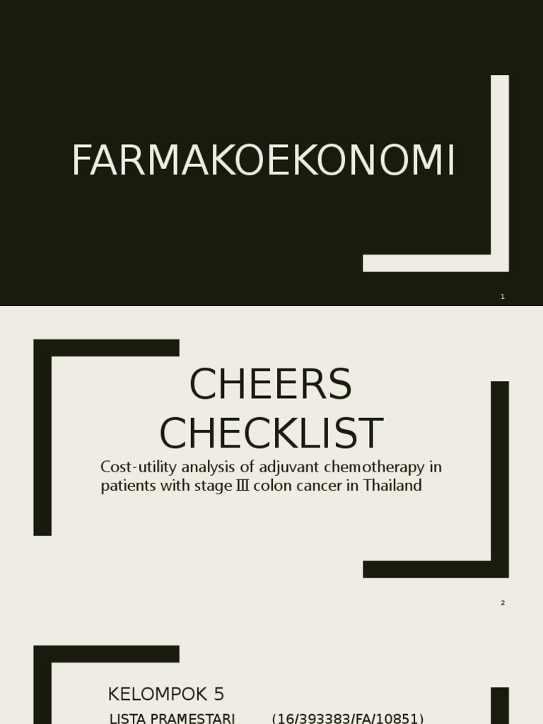 Cheers Checklist | PDF | Kesehatan Holistik | Sains & Matematika