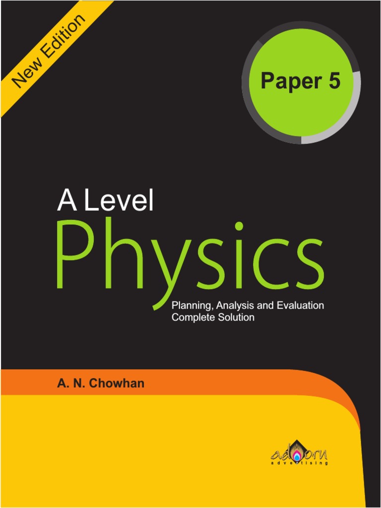 A Level Physics Paper 5 Book Selected Pages | PDF | Variable ...