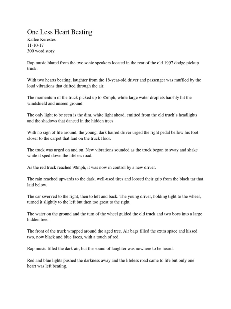 300 Word Story | PDF