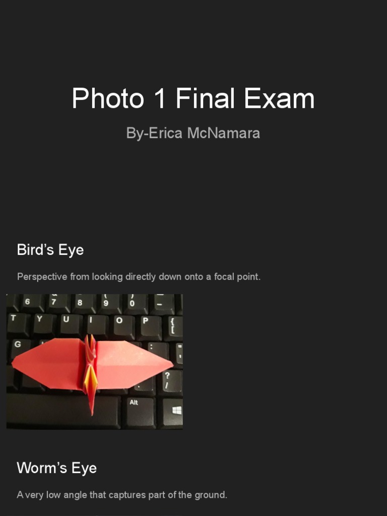 Photography Angle Techniques | PDF
