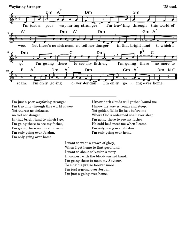 Wayfaring Stranger | PDF
