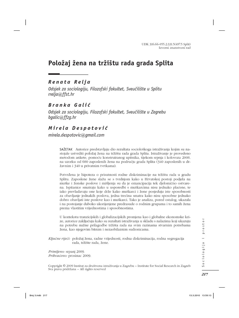 SiP 2009 3 Relja Galic Despotovic | PDF