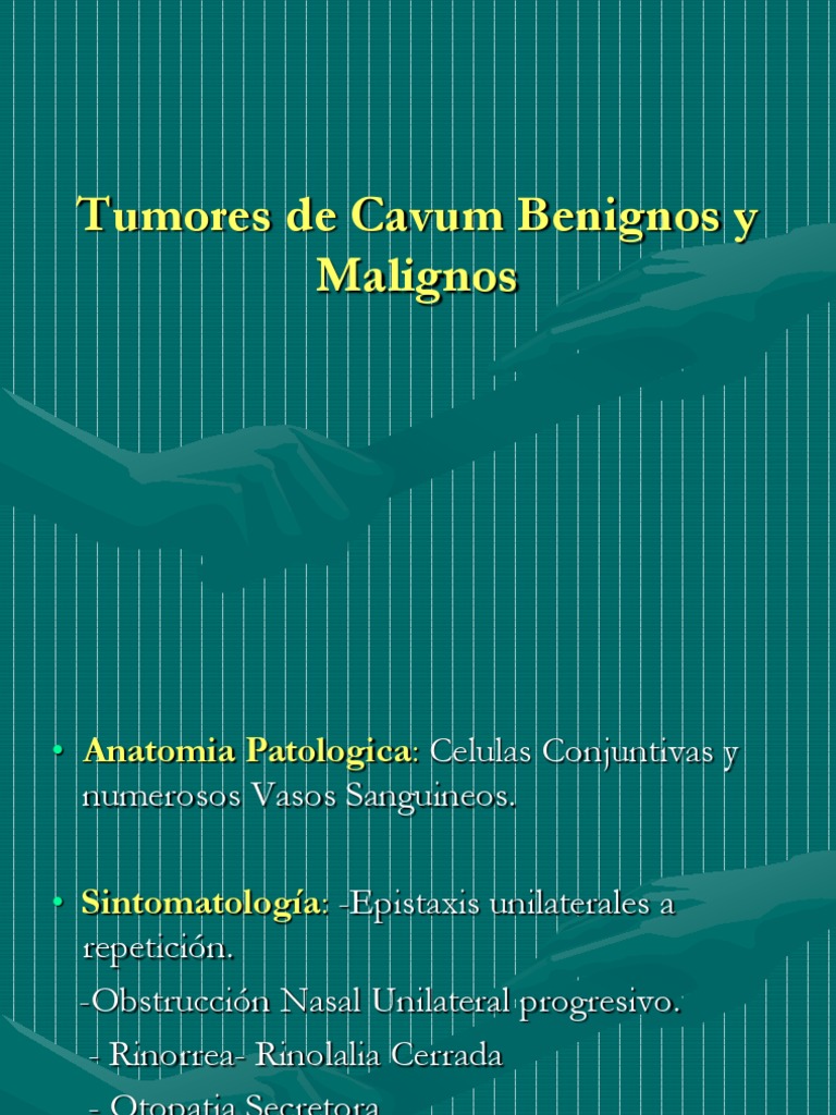 Tumores de Cavum | PDF | Cáncer | Cabeza y cuello humanos