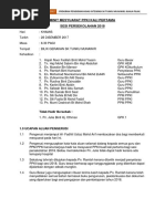 Jadual Kerja PAPR 2023 | PDF