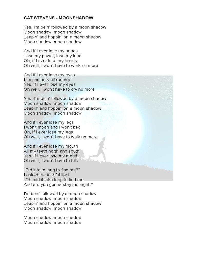 Cat Stevens - Moonshadow | PDF