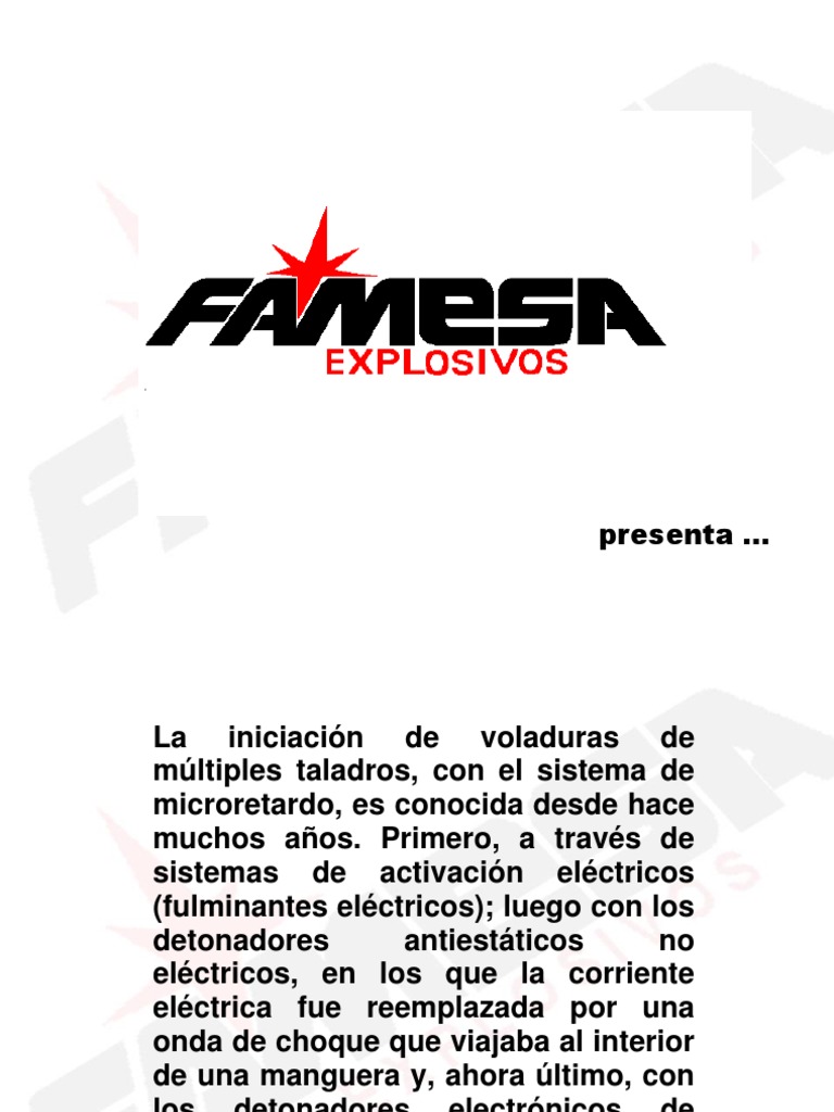 Famesa EXPLOSIVOS | PDF | Aluminio | Science