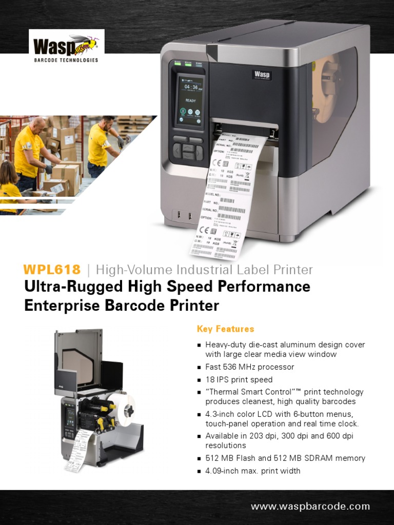Ultra-Rugged High Speed Performance Enterprise Barcode Printer | PDF | Universal Product Code ...