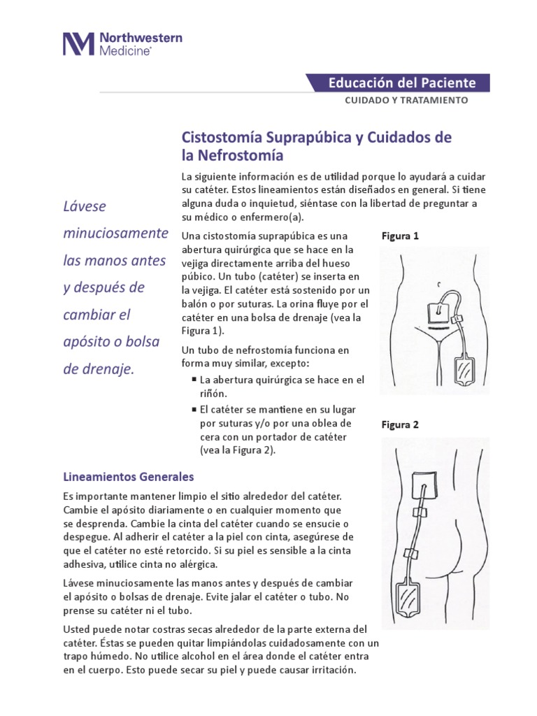 Northwestern Medicine Cistostomia Suprapubica y Cuidados de La ...