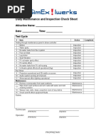 Valve Inspection Checklist | PDF | Valve | Plumbing