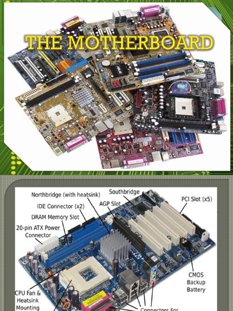 Computer System Parts of Motherboard | PDF | Bios | Video Game Platforms