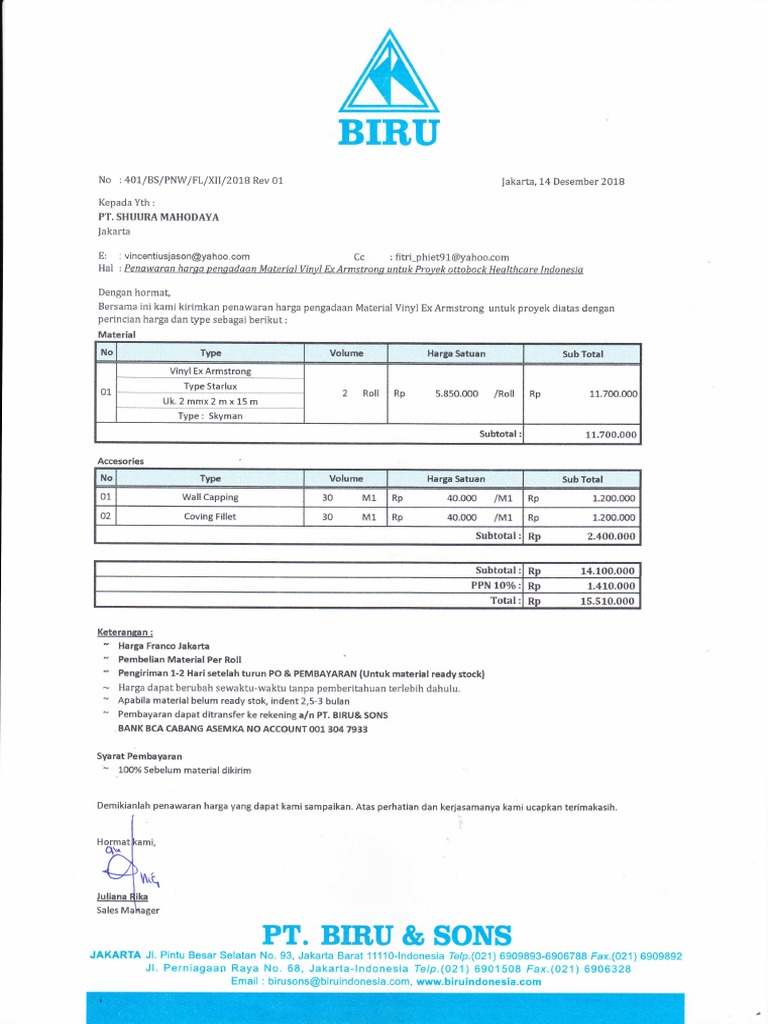 Invoice Shuura | PDF