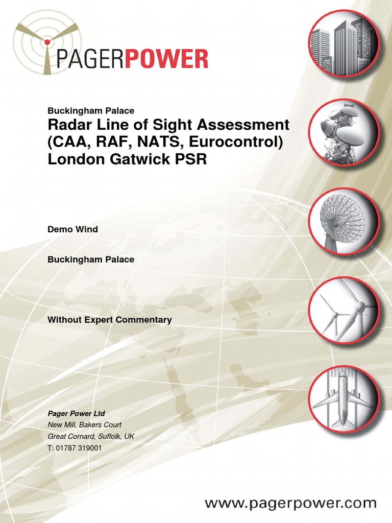 Radar Line of Sight Assessment (CAA, RAF, NATS, Eurocontrol) London ...