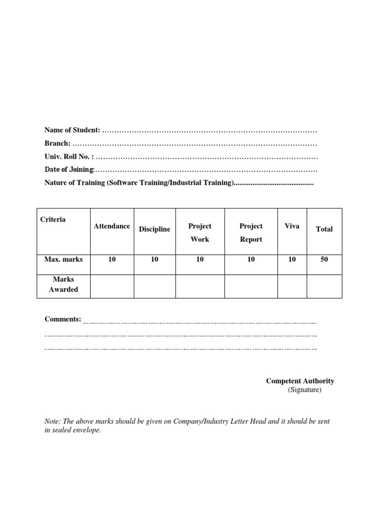 Marks Format Training | PDF