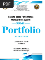 IPCRF PORTFOLIO - Docx Cover Pages | PDF