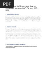 SAP PM Refurbishment Process 1700111361 | PDF
