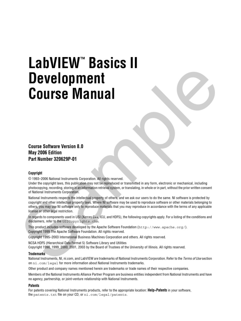 Labview Basics 2 Sample | PDF | Class (Computer Programming) | Object Oriented Programming