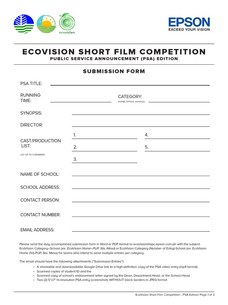 EcoVision Application Form v4 | PDF | Indemnity | Civil Law (Common Law)