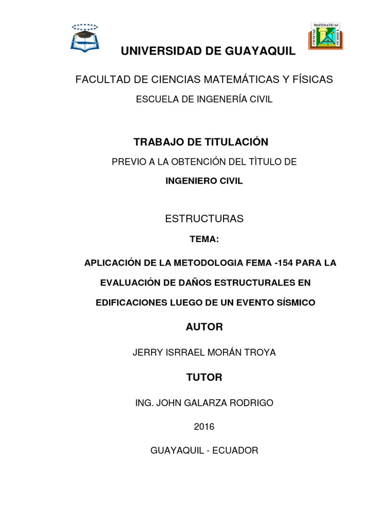 Aplicacion FEMA 154 | PDF | Rigidez | Temblores