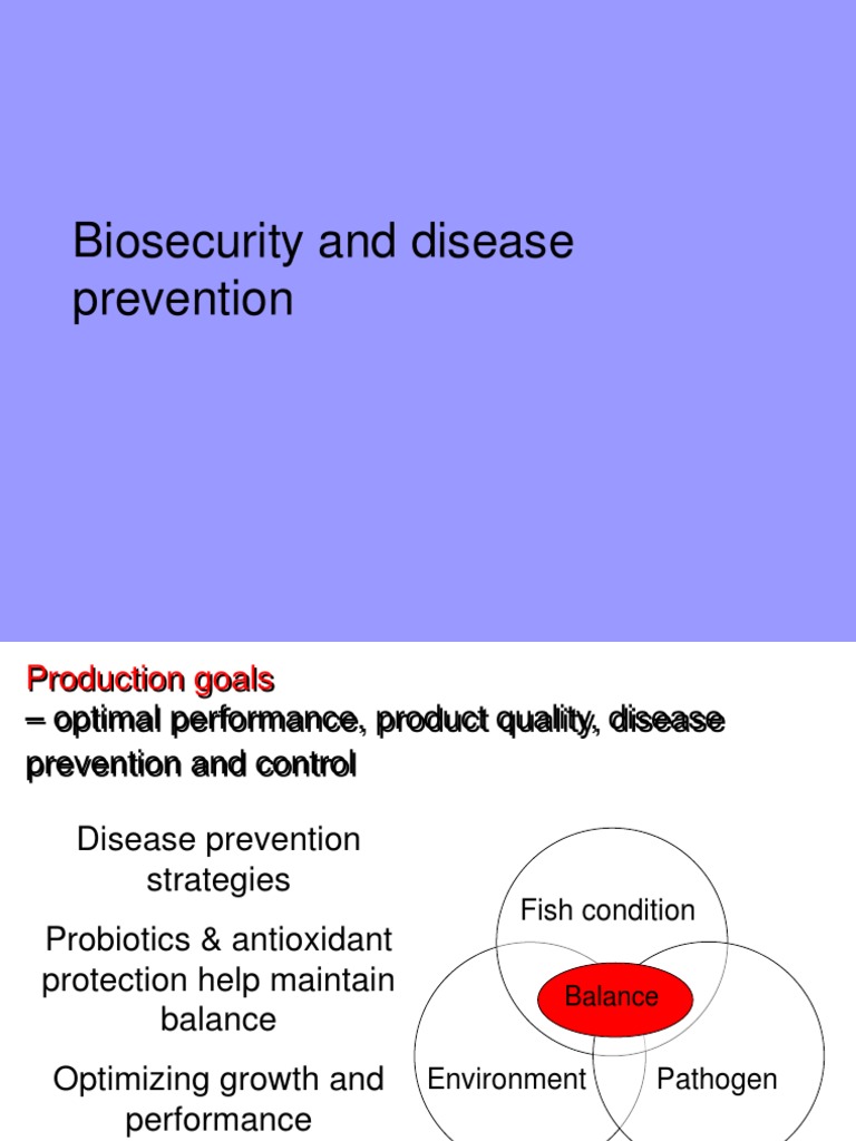 Fish Hatchery Biosecurity & Disease Prevention | PDF | Immune System ...