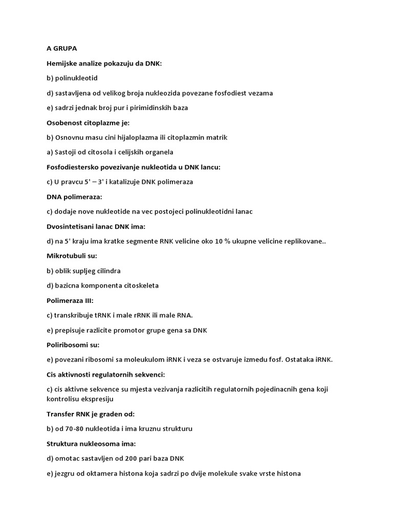 Biologija Skripta | PDF