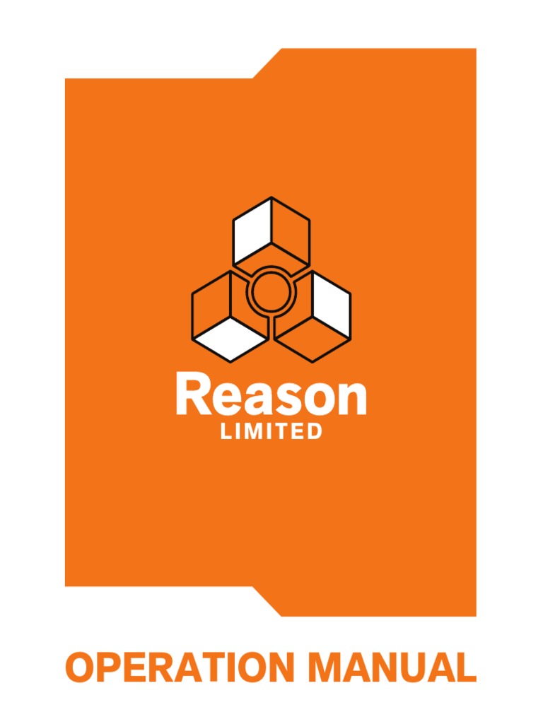 Reason Limited Manual | Download Free PDF | Synthesizer | Menu (Computing)