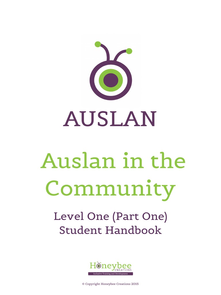 Auslan Online Level 1 Student Handbook | Download Free PDF | Sign ...