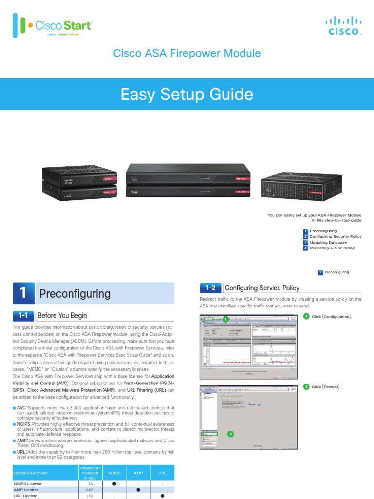 Cisco Asa Firepower Module Easy Setup Guide 20170416 | PDF | Web ...