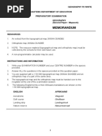 Grade 12 Geography Mapwork Notes | PDF | Compass | Geographic ...