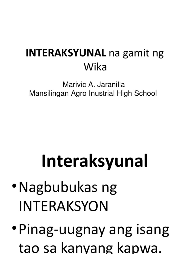 Representatibo, Personal, Interkaunal | PDF
