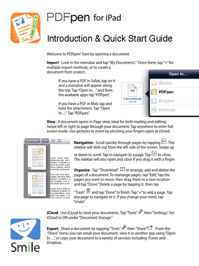 PDFpen Introduction | PDF | I Cloud | Mac Os