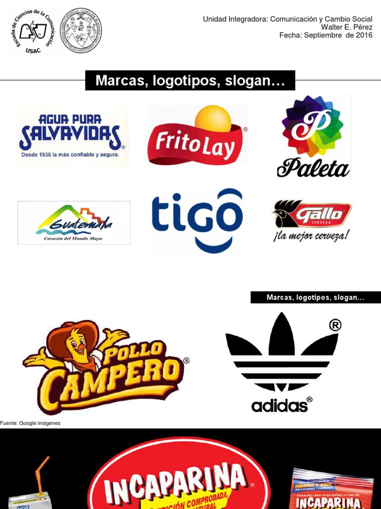 Marcas, Logotipos, Slogans | PDF | Marca | Imagen