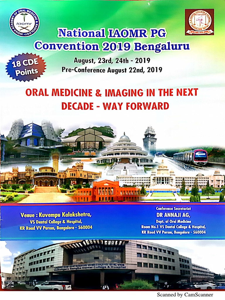 National IAOMR PG Convention 2019 | PDF