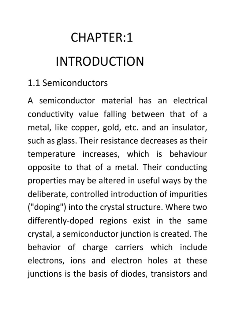 Project New | PDF | P–N Junction | Semiconductors