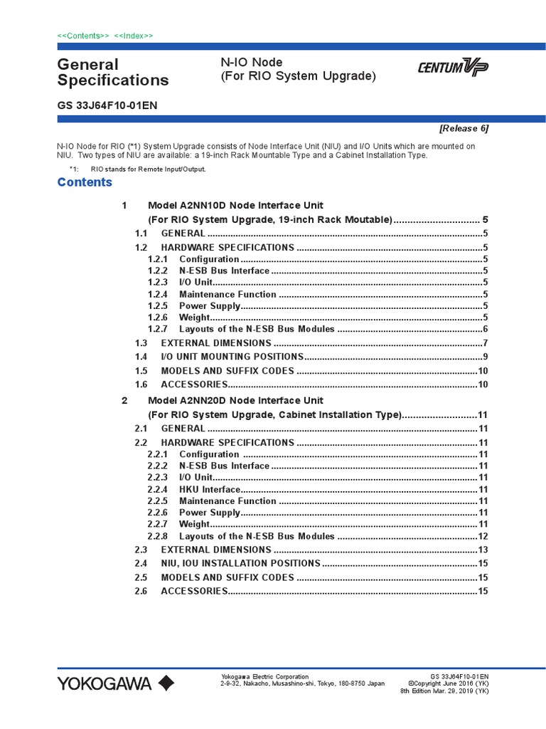 Gs33j64f10-01en. - Centium | PDF | Power Supply | Input/Output
