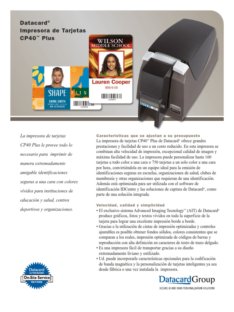 CP40 Plus | PDF | Impresora (Computación) | USB