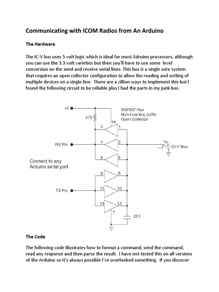 Communicating With ICOM Radios From An Arduino | PDF | Integer ...