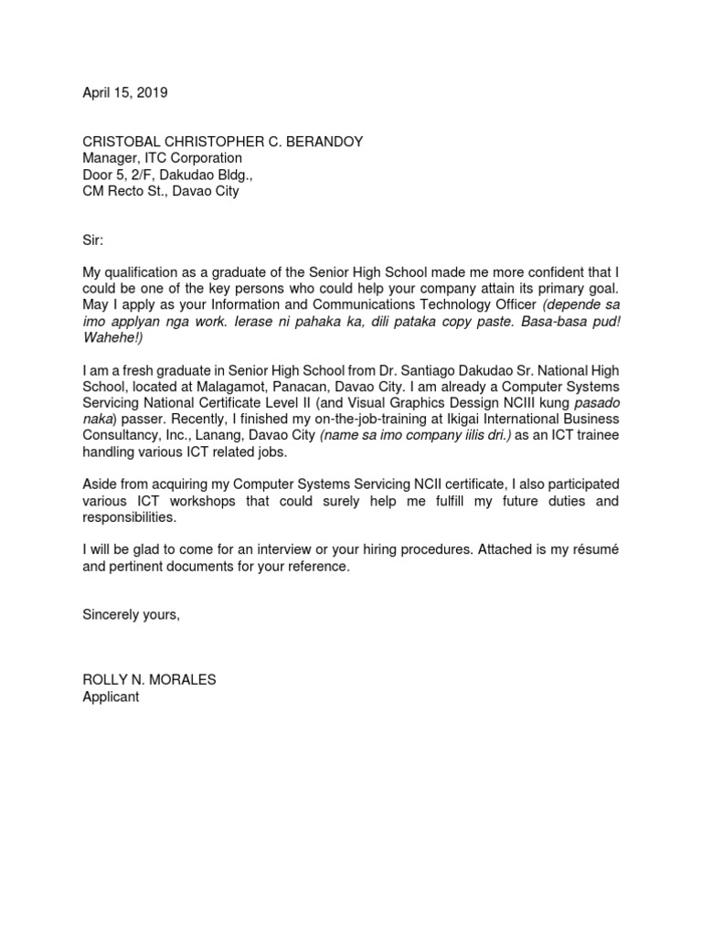 ICT Work Application 2019 | PDF | Computing | Software