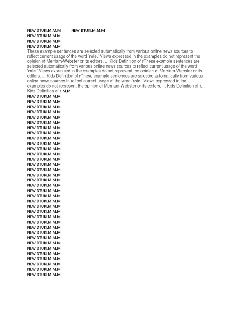 Role R Role R Role R R | PDF | Human Communication | Grammar