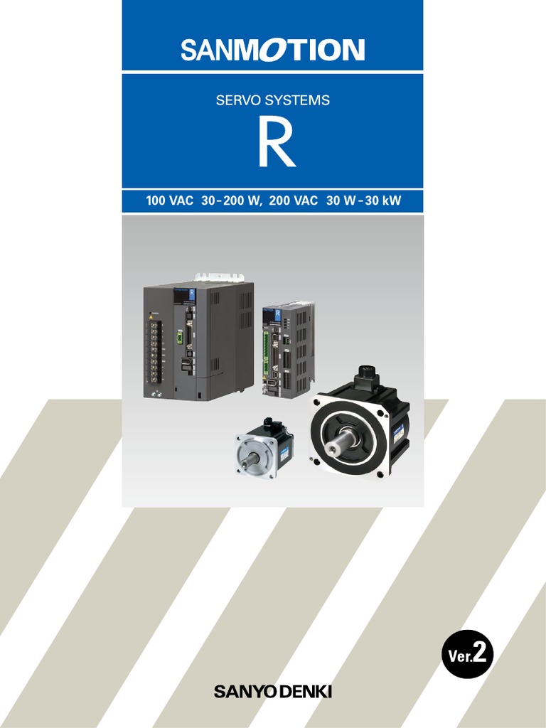 Sanmotion R-3e-Ad e | PDF | Servomechanism | Electric Motor