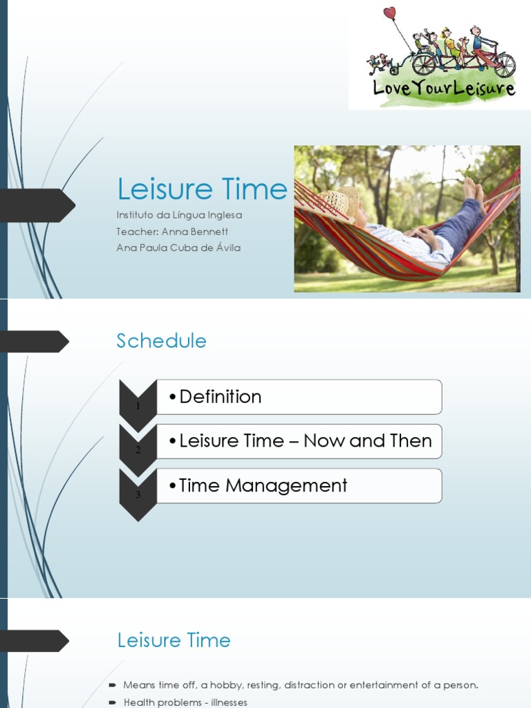Leisure Time Insights for Students | PDF | Self-Improvement