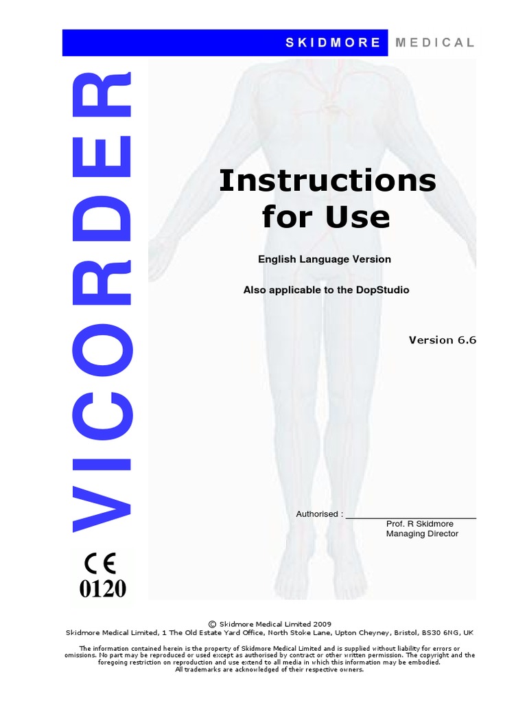 Vicorder Manual | PDF | Electrical Connector | Power Supply