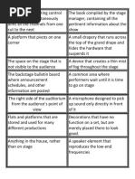 Technical Theatre Worksheet Answers | PDF | Theatre | Performing Arts
